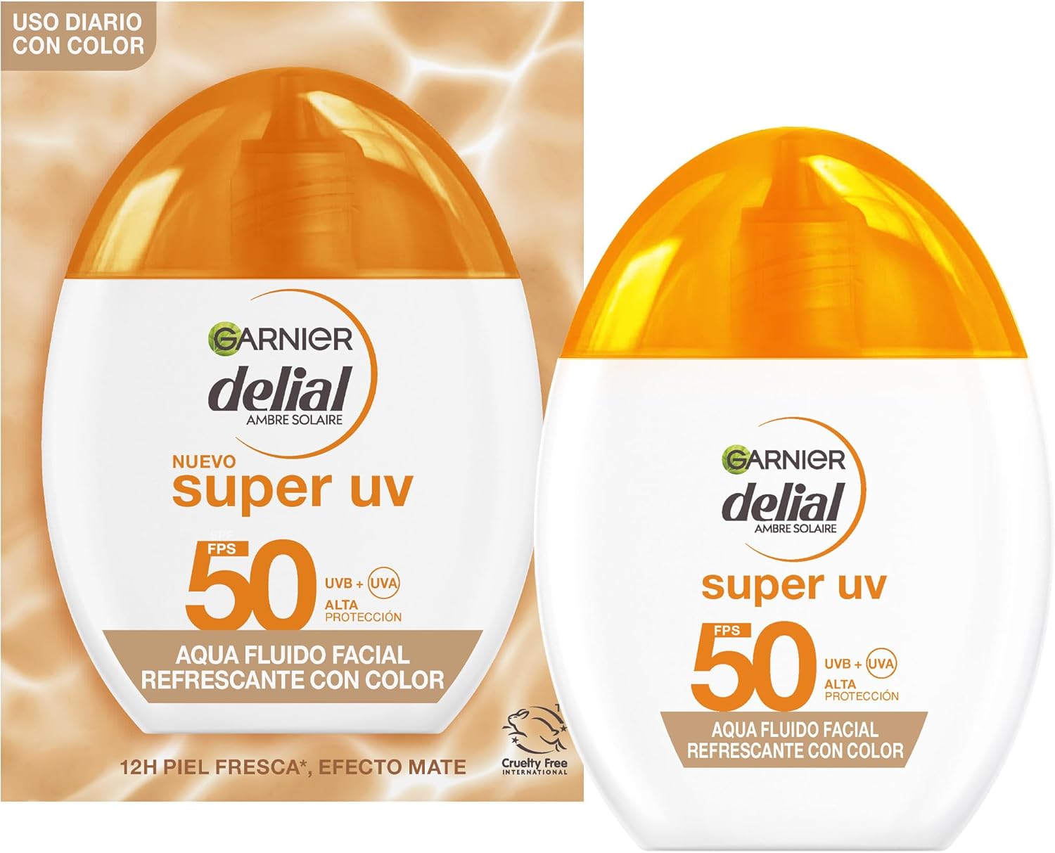 Review Completa del Garnier Delial Super UV Aqua Fluido Facial con ...